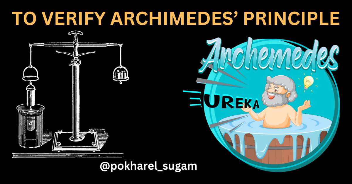 TO VERIFY ARCHIMEDES' PRINCIPLE - School Science